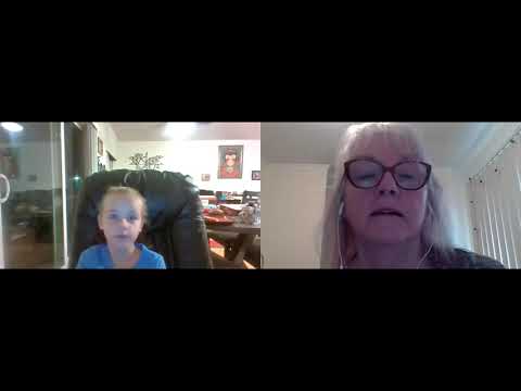 Rhyming Lesson on Zoom - Online Learning Example