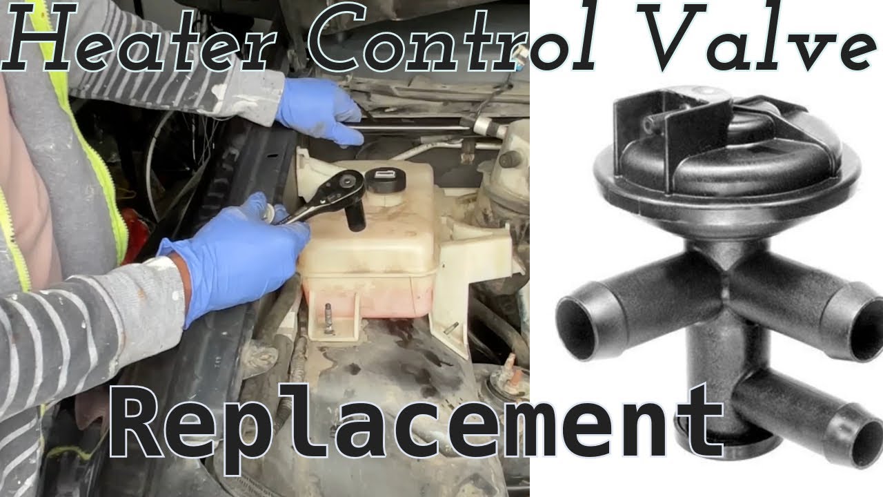 How to Remove Coolant Tank on a GMC Envoy. Replace Heater Control Valve