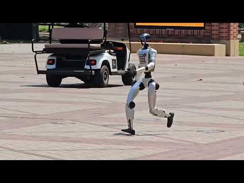 Unitree G1 Humanoid Robot Running at USC Campus | RSS 2025 Robotics Demo