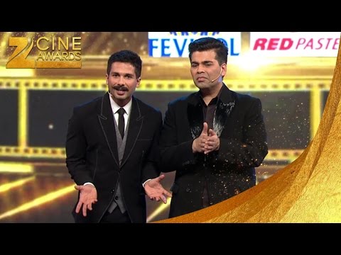 Zee Cine Awards 2016 Shahid & karan's funny act