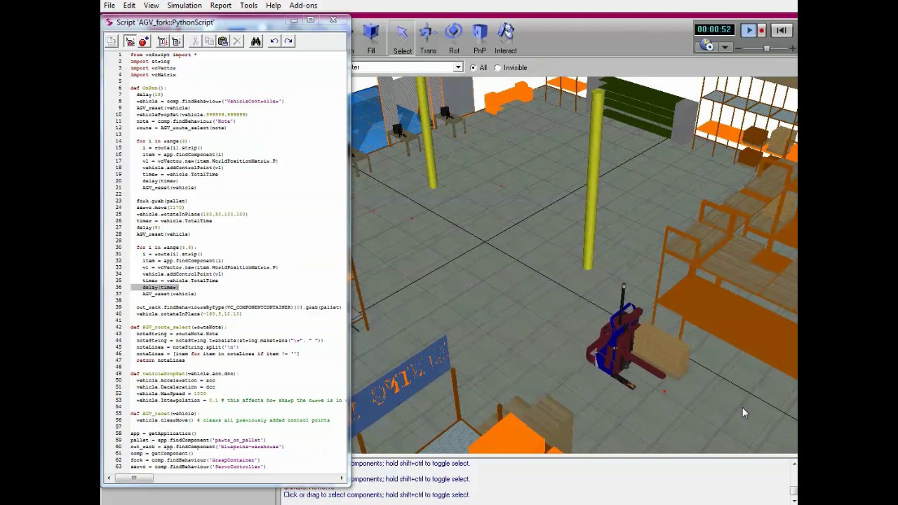 19 customized AGV operation with python API