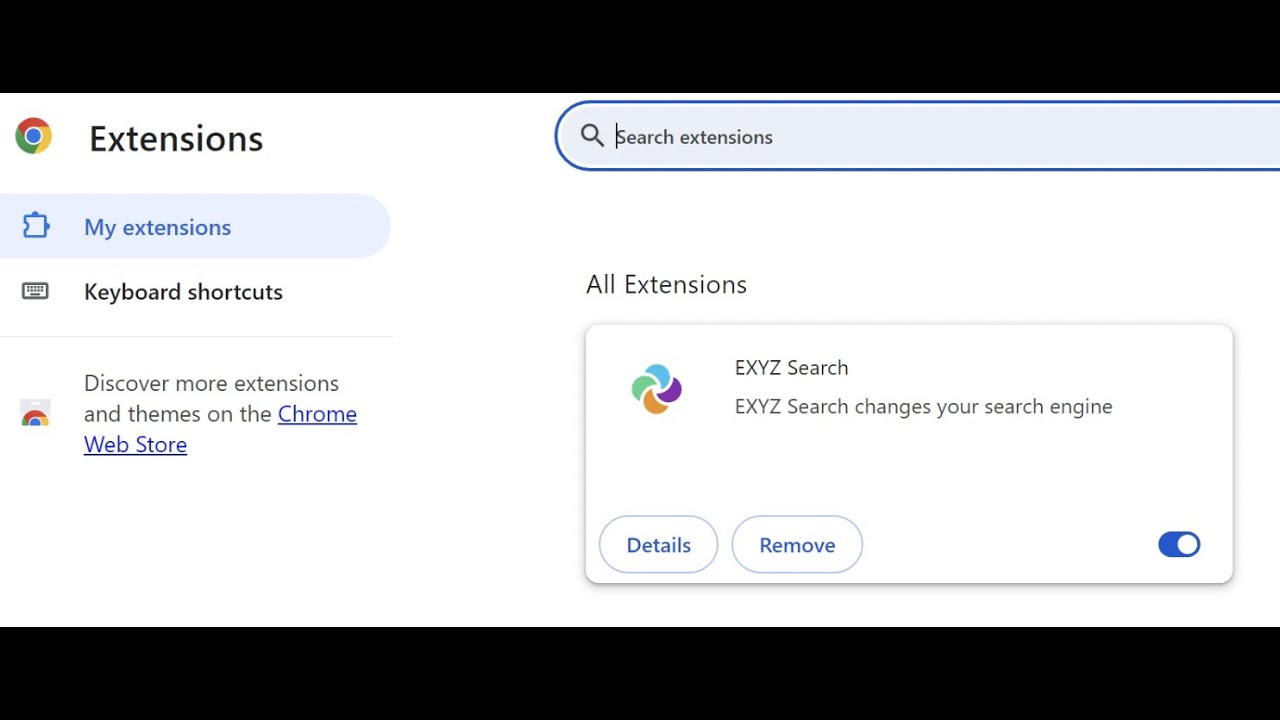 EXYZ Search browser hijacker - how to remove?