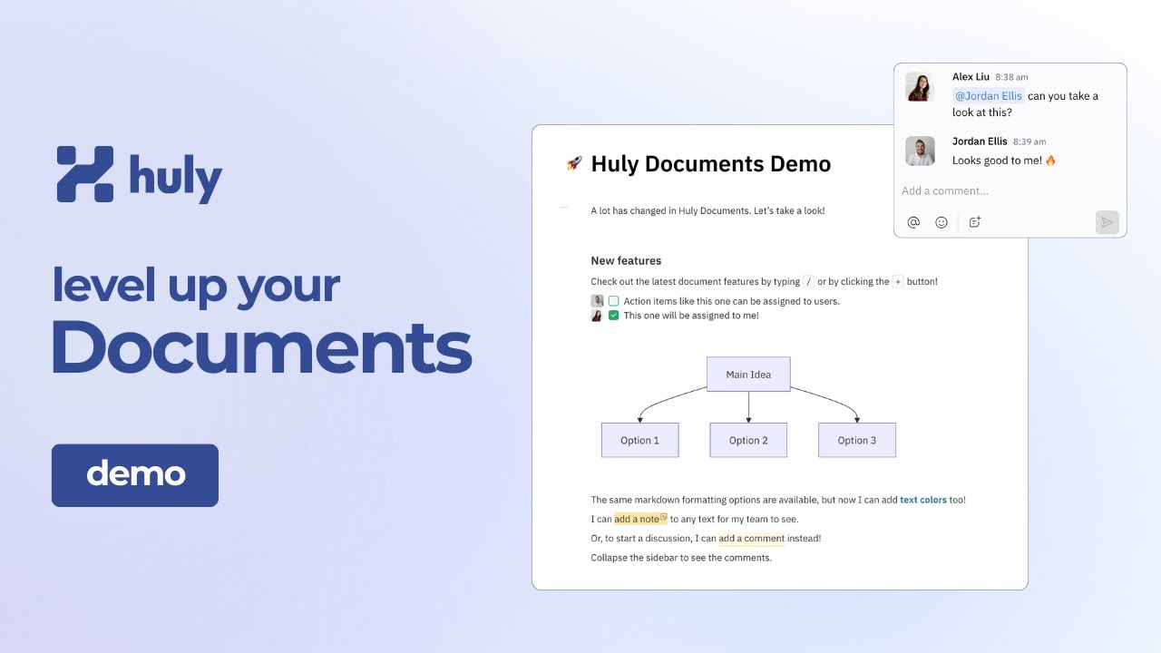 Huly Documents | Open-source knowledge management