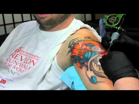 Koi Fish Tattoo • Japanese Tattoo • Time Lapse Video by Jason Dunn