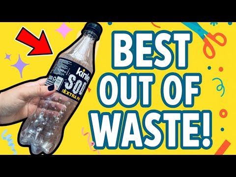 Best out of waste ideas /plastic bottle craft ideas/waste material craft/plastic bottle recycling