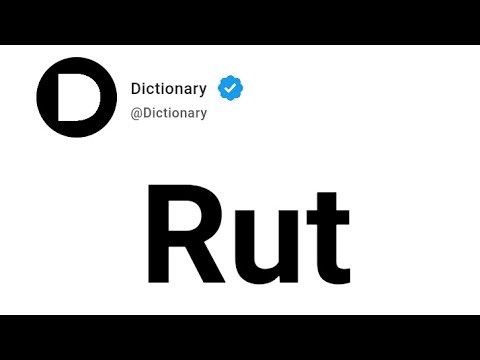 Rut Meaning In English