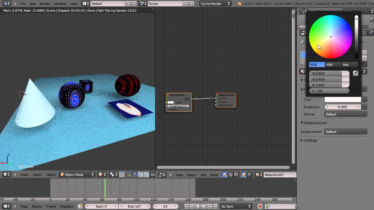 Blender Tutorial - Cycles and Textures - Part 1