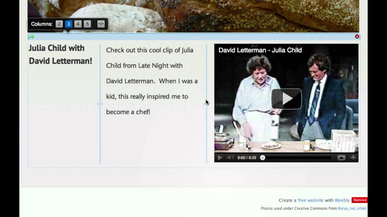 The Multiple Column Layout Element
