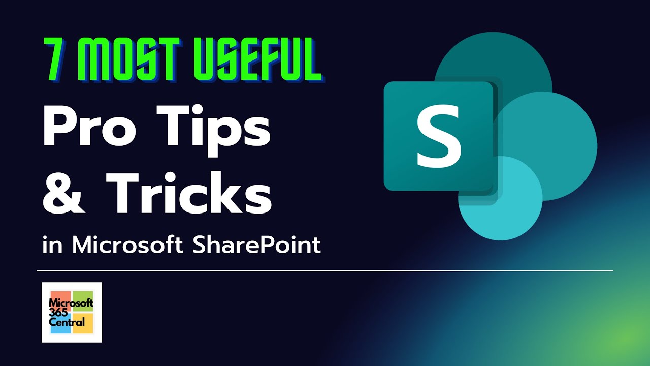 SharePoint Tips & Tricks   Document Library Top 7 Pro Tips