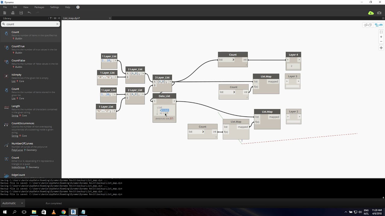 Dynamo [Node Explanation] : List.Map