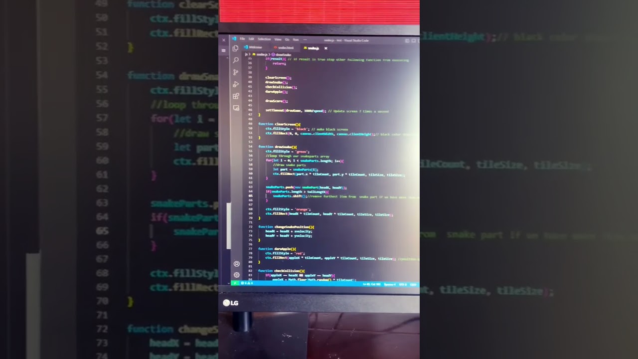 Snake Game in Java Script #js #snake #game #javascript #js #snakegame #javascriptgame #jsgamer