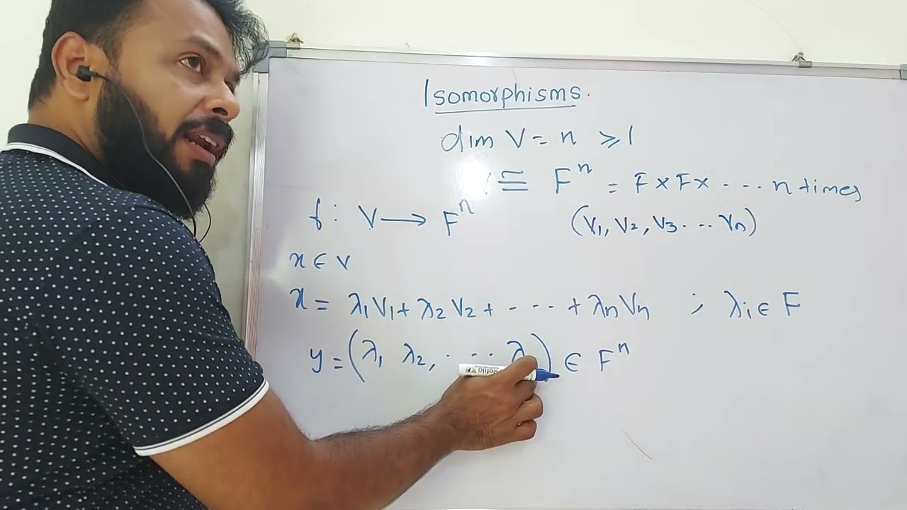Vector space Isomorphisms...Video