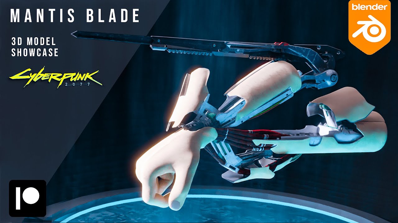 CYBERPUNK mantis blade 3D model