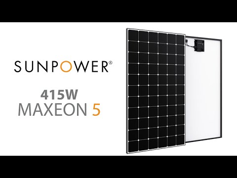 Solar PV Modules - Sunpower Maxeon 5 com 450W PV Module Wholesale ...