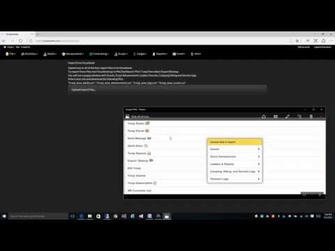 Importing From Scoutbook