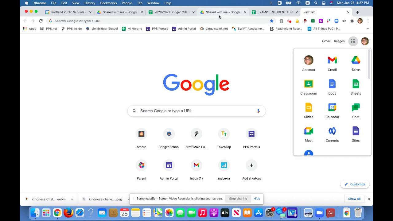 Finding Schedule in Google Drive