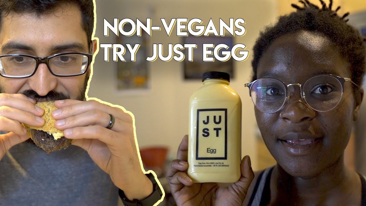 Non-Vegan Couple Try JUST Egg & Give An Honest Review