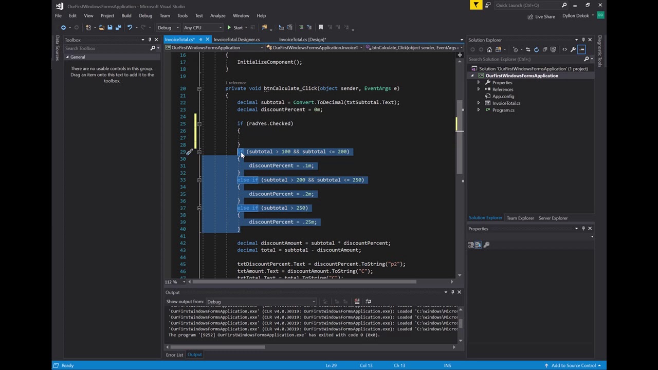 Checkboxes and Radio buttons in windows forms