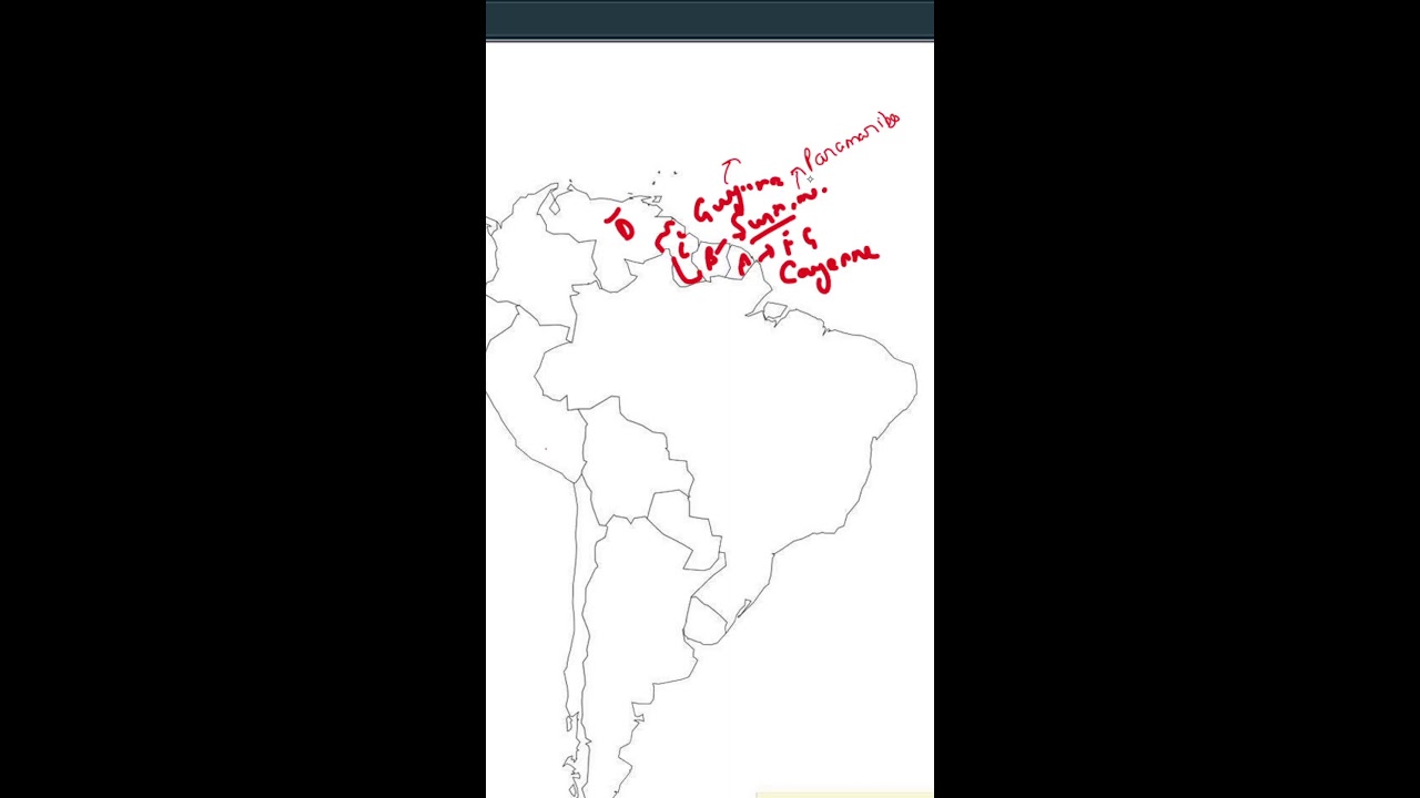 Learn World Mapping: South America Political Map