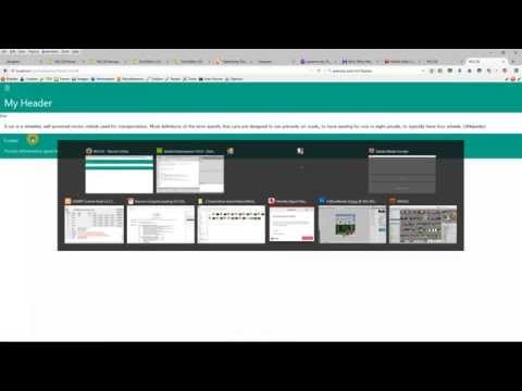 W3Schools W3 CSS Navigation Tutorial