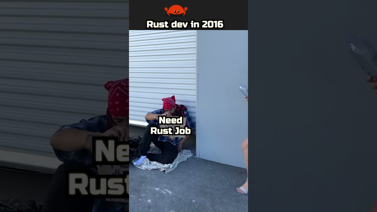 Rust dev in 2016 vs today #rustlang #rustprogramming #recruiting #techrecruiter #coding