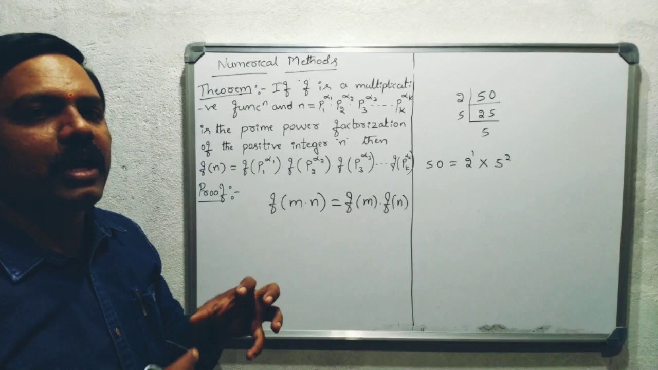 Numerical methods| Arithmetic function| Multiplicative function
