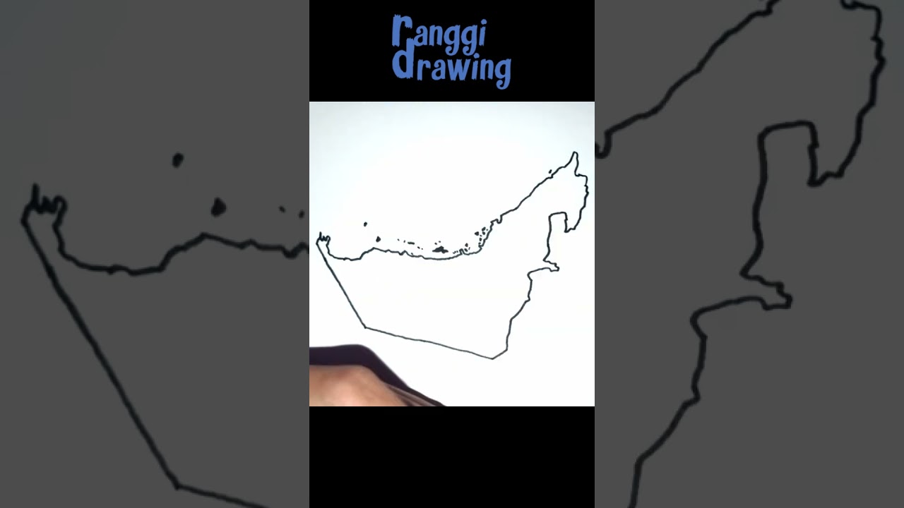 Drawing United Arab Emirates Map
