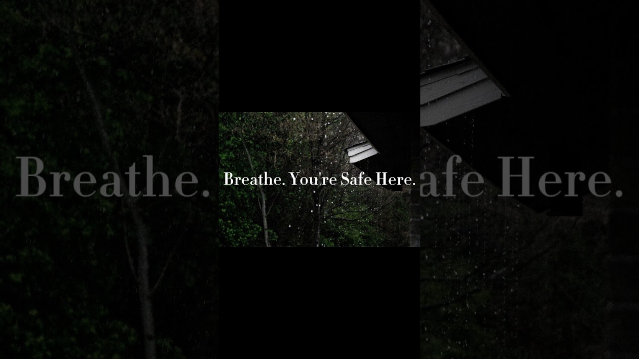 Don't Scroll. Let This Hit. #asmr #rain #rainoundforsleep #sleepmusic #asmrrain