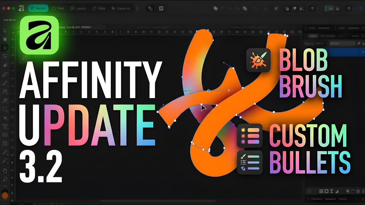 Affinity 3.2 Update Breakdown | Vector Brush Game Changer