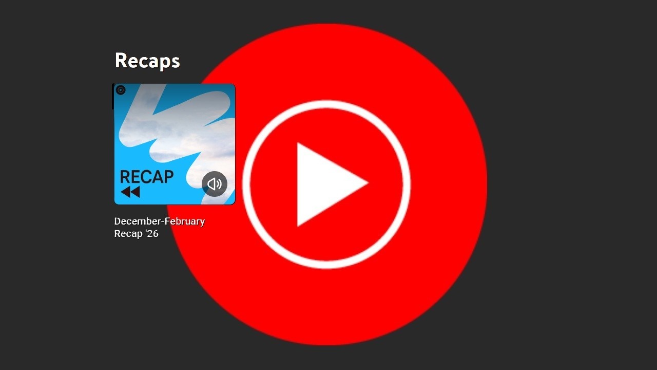 YouTube Music Recap is HERE! Listen to Your Top 50 Songs (December - February 2026)