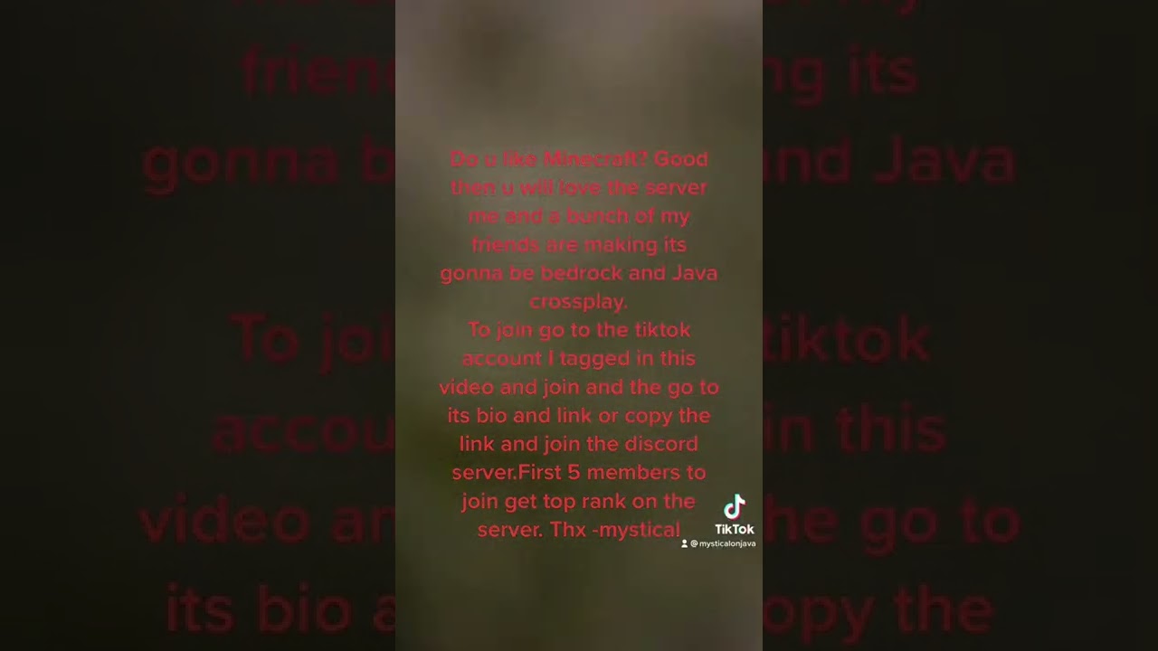 Join the discord server first for everything to know about the server  https://discord.gg/9RRAqaz75B