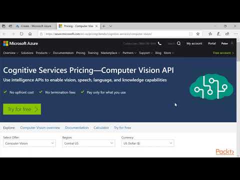 Learn Implementing Azure Cognitive Services for Vision Computer Vision API | packtpub com - Mind ...