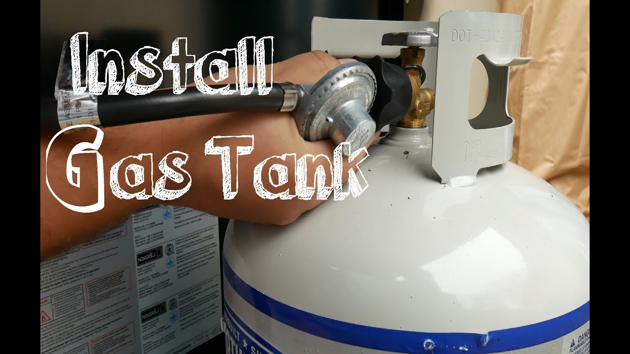 How To Install Propane Tank Gas Grill Easy Simple