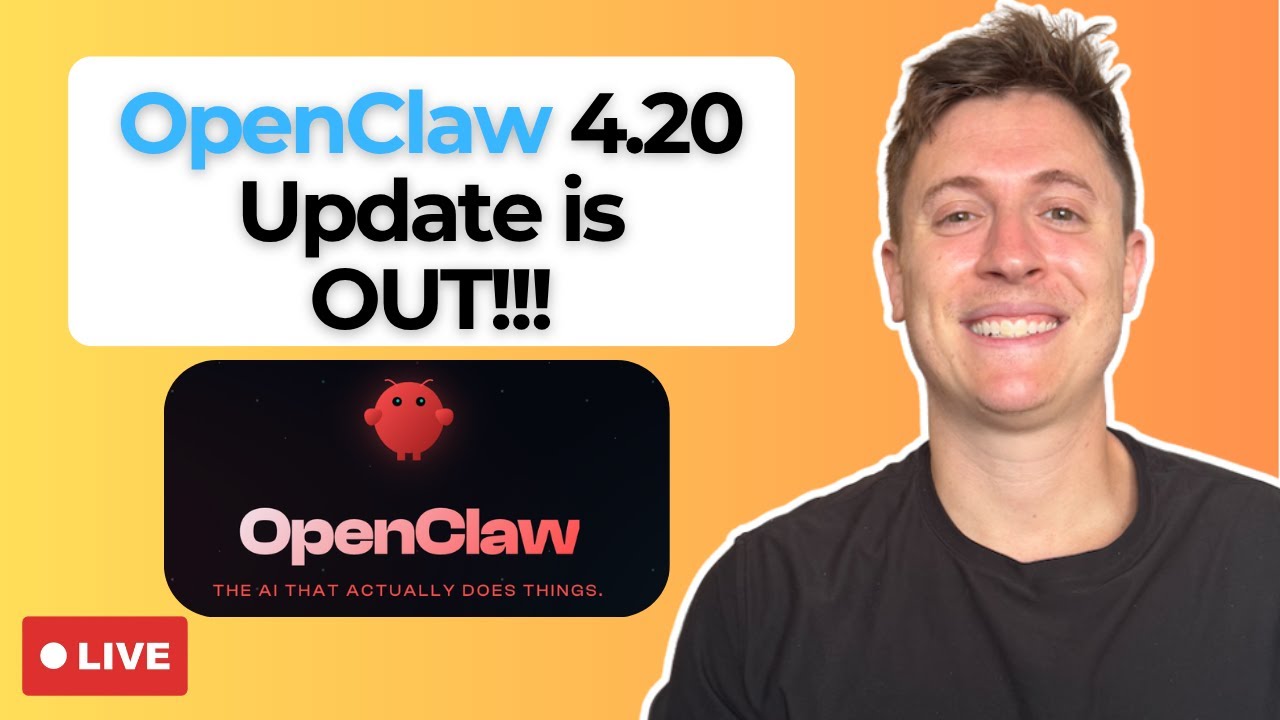 🔴LIVE: OpenClaw 4.20 OUT!! Is ChatGPT finally better than Opus???