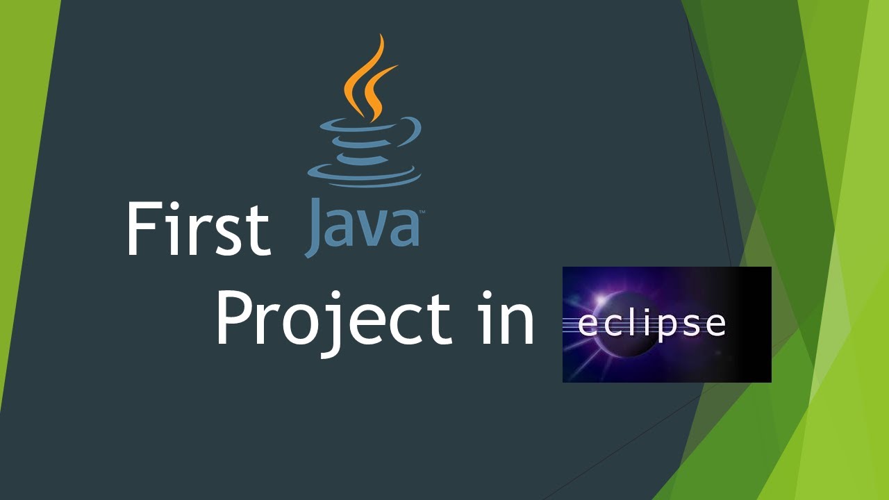 05-Create your first Java Project in Eclipse