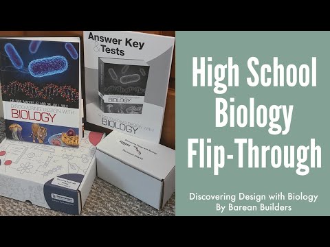 High-school Biology Curriculum Flip-through | Homeschool | Barean Builders