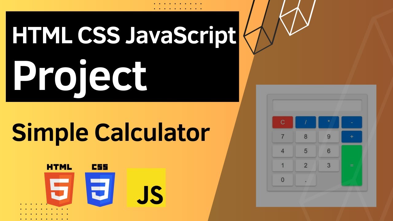 HTML CSS JavaScript Project - Basic Calculator