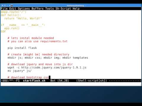 Python Tutorial - Flask Boilerplate Project