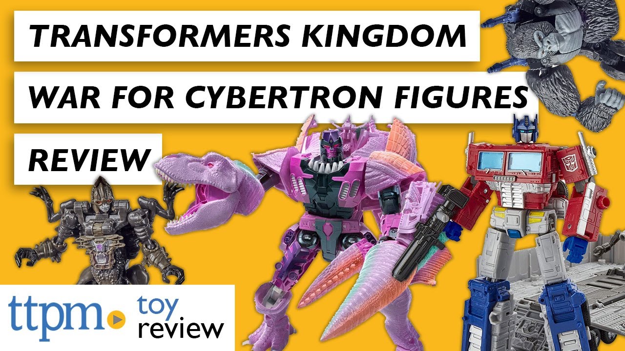 Transformers Kingdom War for Cybertron Trilogy from Hasbro | New Action Figures Review