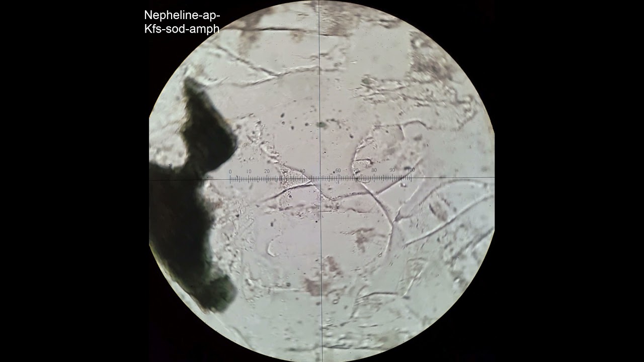 Nepheline tutorial Optical mineralogy