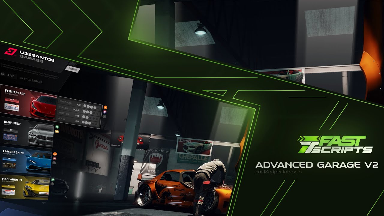 PAID - Fast Scripts Advanced Garage [ESX / QBCore / QBox] | VAG - Premium FiveM scripts, FiveM ...