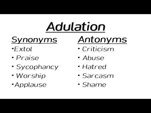 ।। Adulation।। Vocabulary।। Synonyms।। Antonyms।।Wordpower।।
