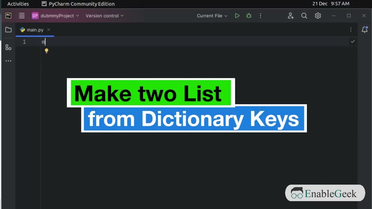 How to make a dictionary from two lists in python | Python Tips