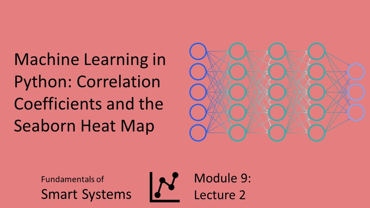 Machine Learning in Python: Correlation Coefficients and the Seaborn Heat Map