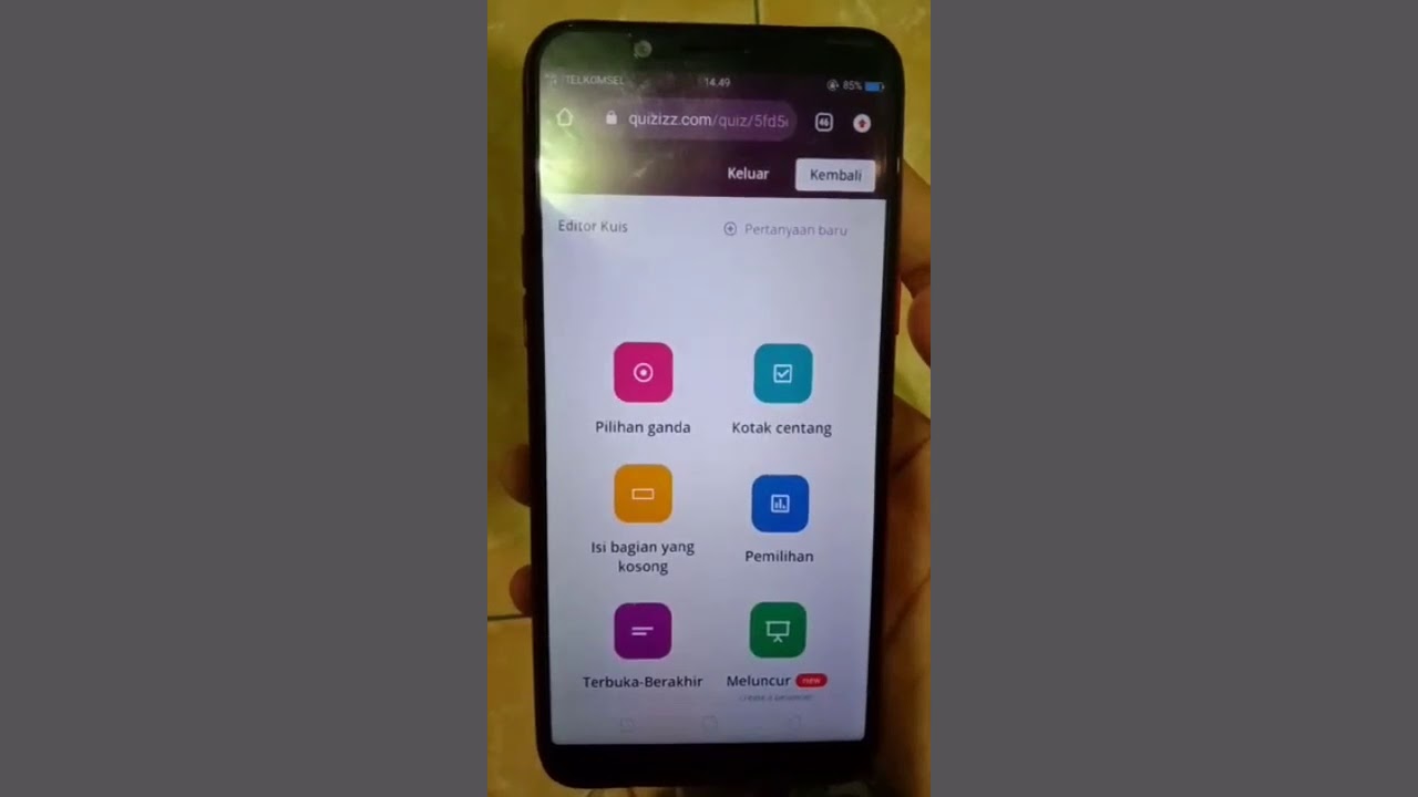 Tutorial membuat evaluasi pembelajaran pada aplikasi Quizizz