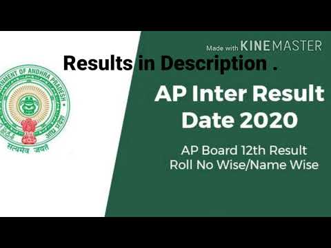 Ap inter 2020 results . #ap_inter_results_2020 #apinter #bieap