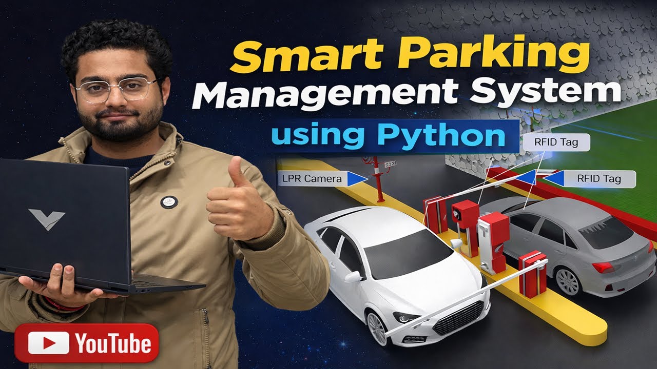 Smart Parking Management System using Python | Create a Vehicle Parking Management Project