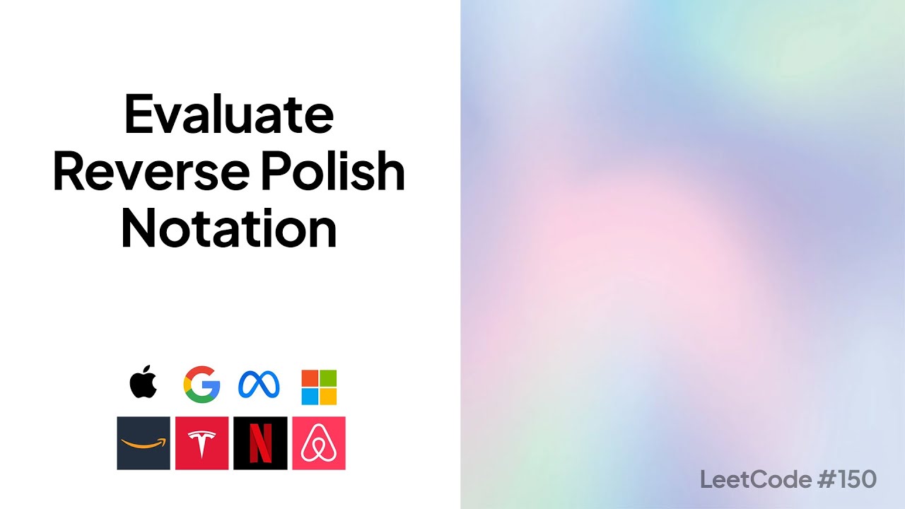 Evaluate Reverse Polish Notation | Top Google Coding Interview Question