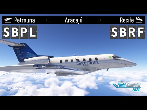 COSTA AIR - SBPL/SBAR/SBRF - Voo Executivo #FS2024