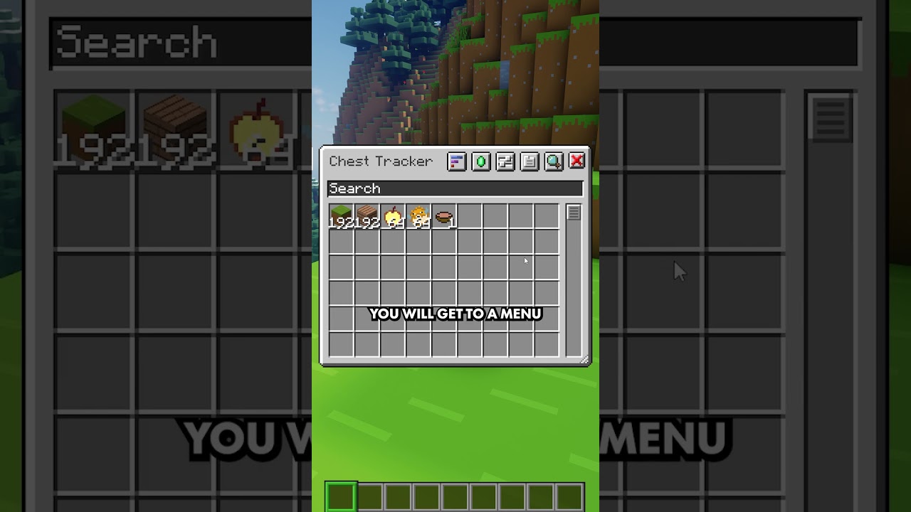 Mini Mod Showcase | Chest Tracker - Minecraft Mod #minecraft #minecraftmods #minecraftshorts